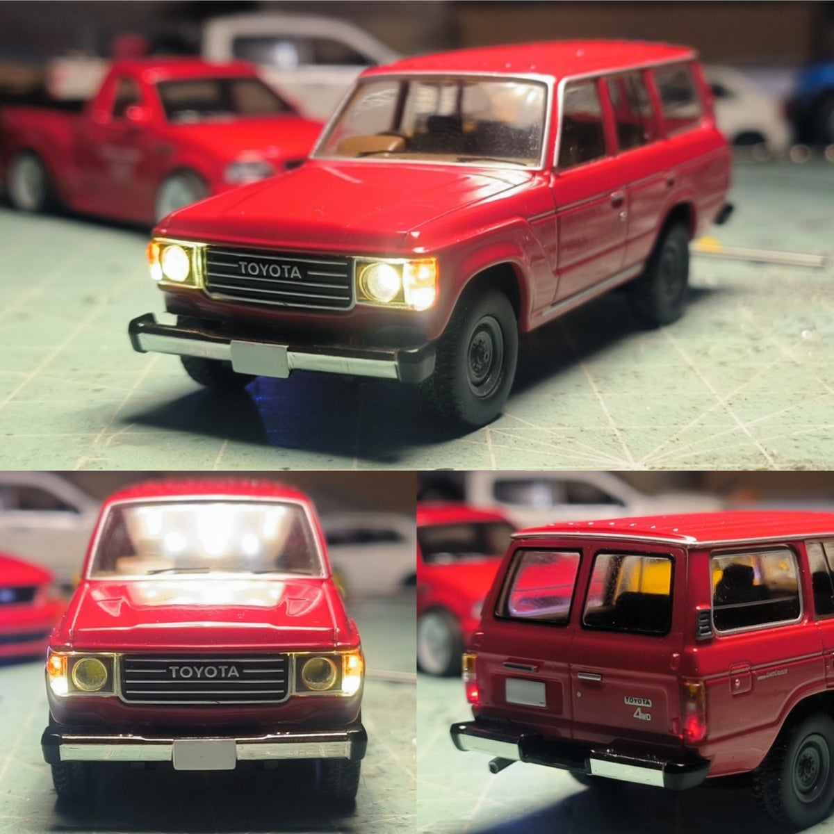 1/64 Headlight Taillight Turn Signal Lights LED DIY – 164model