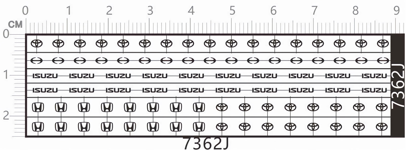 1/64 Decals Toyota Isuzu Honda Toyota – 164model