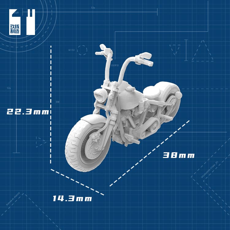1/64 Harley Davidson Knucklehead – 164model