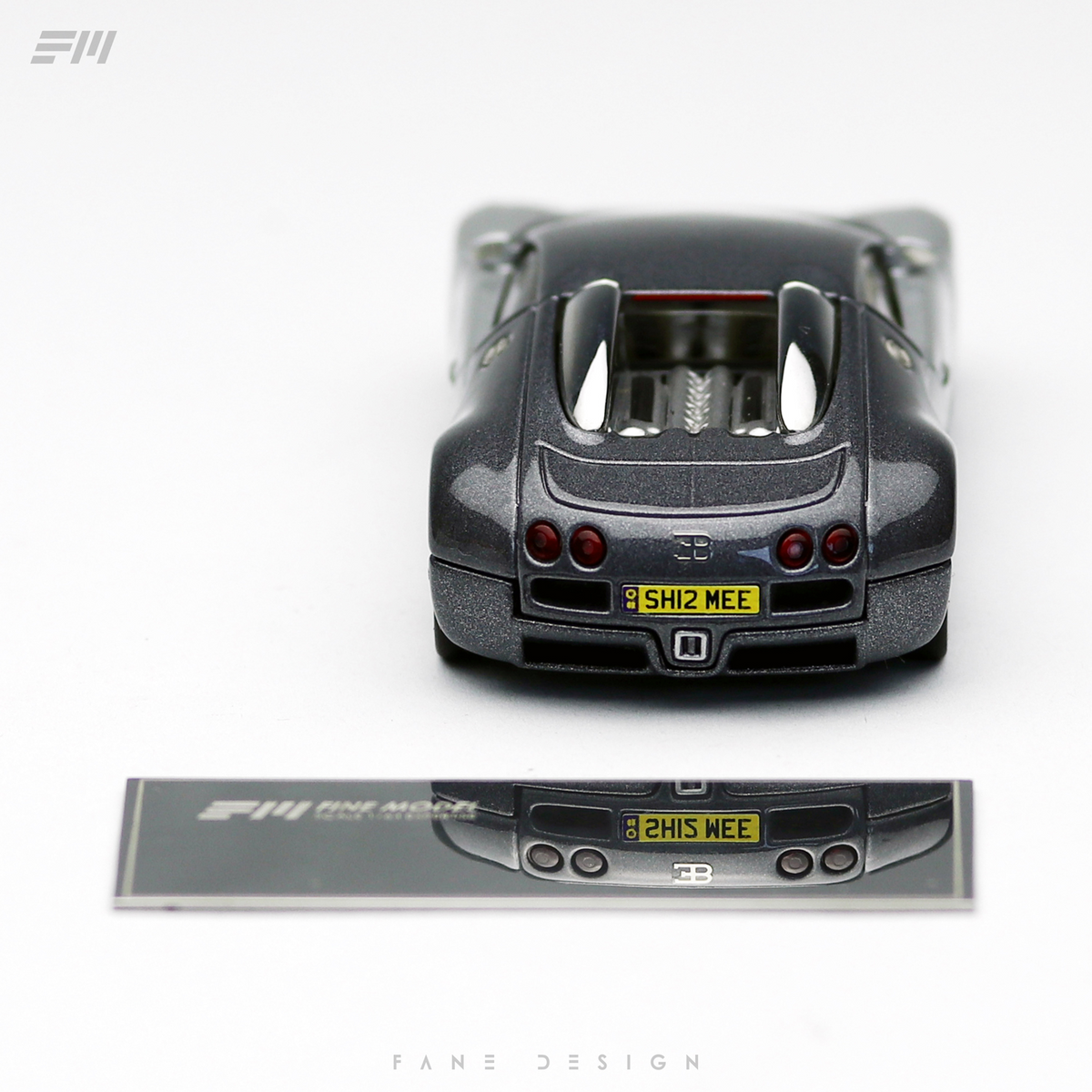 1/64 Scale License Plate European Metallic – 164model